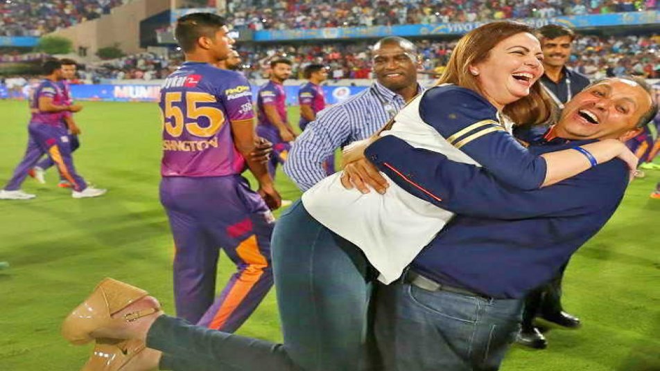 Nita Ambani Celebrates Mumbai Indians IPL Title Triumph